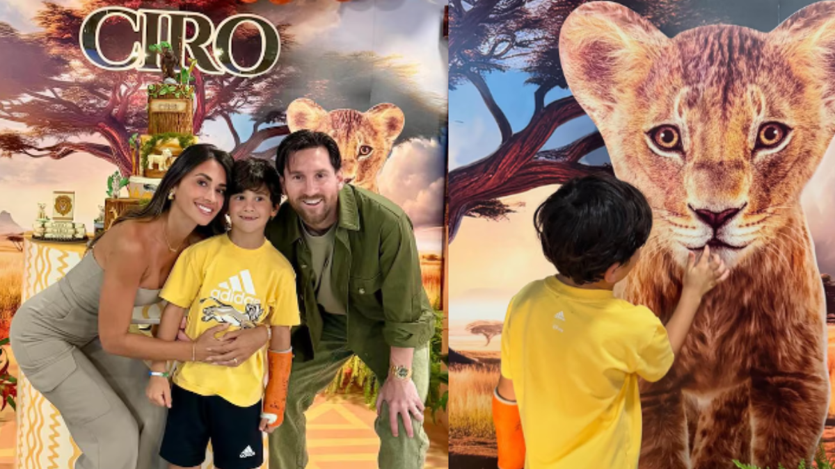 Ciro Messi celebró sus 7 años con una fiesta especial junto a su ...